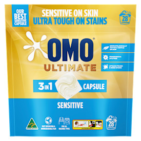 OMO Ultimate Sensitive 3 in 1 Laundry Capsules | Omo