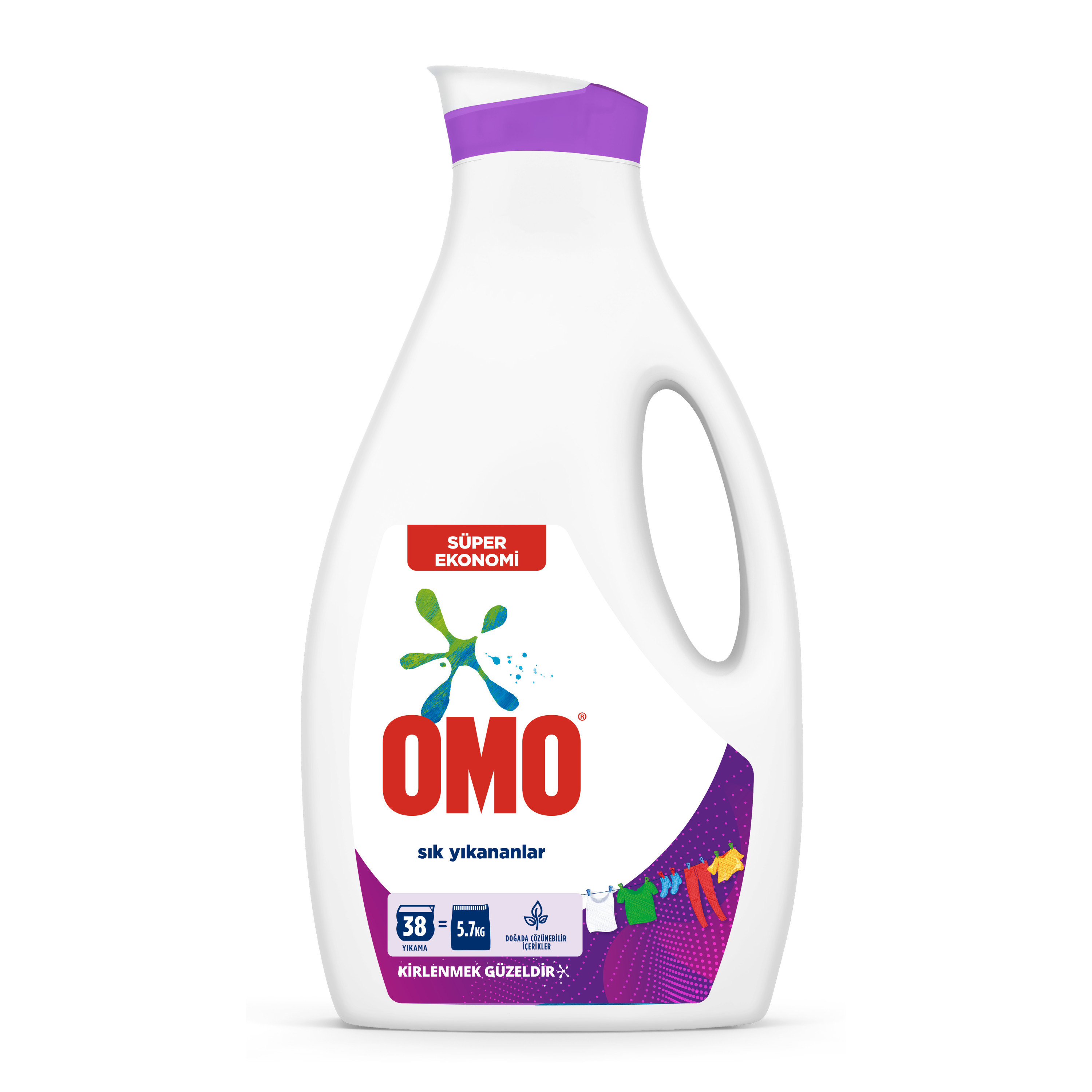 Düşük Sıcaklıkta Bile Etkili Sıvı Deterjan | OMO | Omo