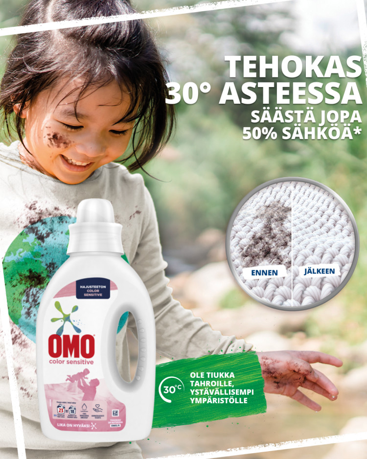 Omo I Tehokas 30° asteessa | Omo